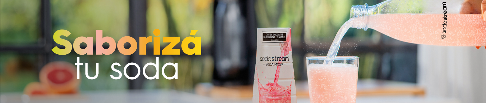 Saborizá Tu Soda Con Los Soda Mixers | Sodastream Argentina