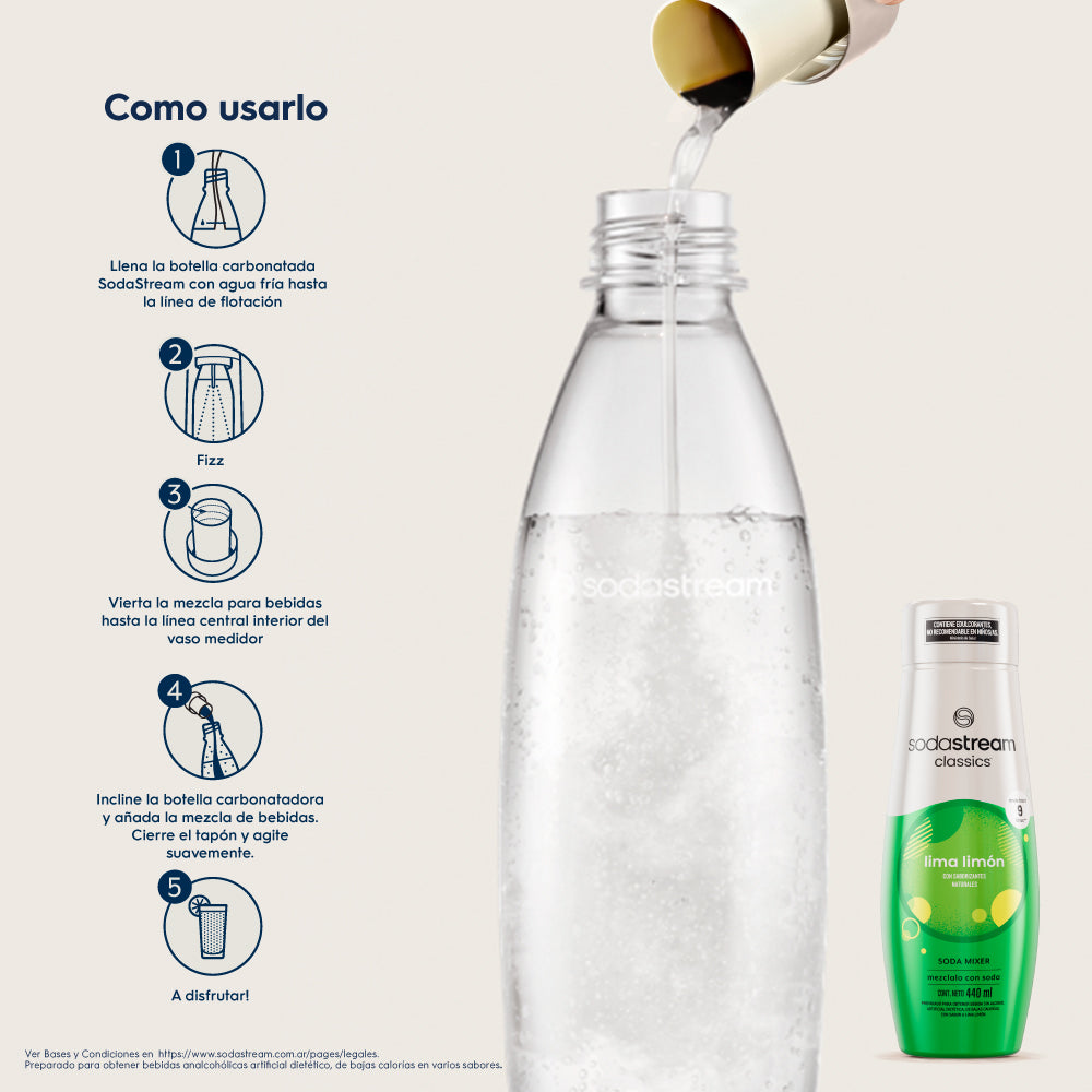 Soda Mixer Lima Limón | Sodastream Argentina