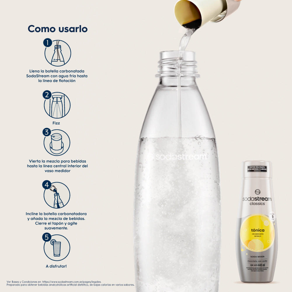Soda Mixer Tónica | Sodastream Argentina