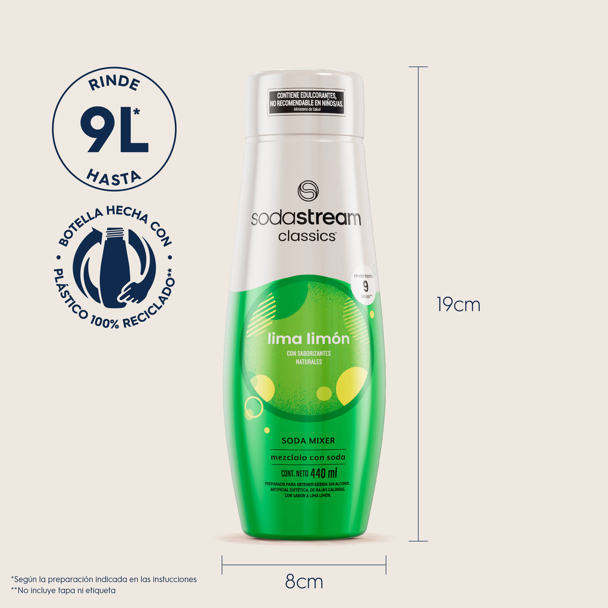 Soda Mixer Lima Limón | Sodastream Argentina