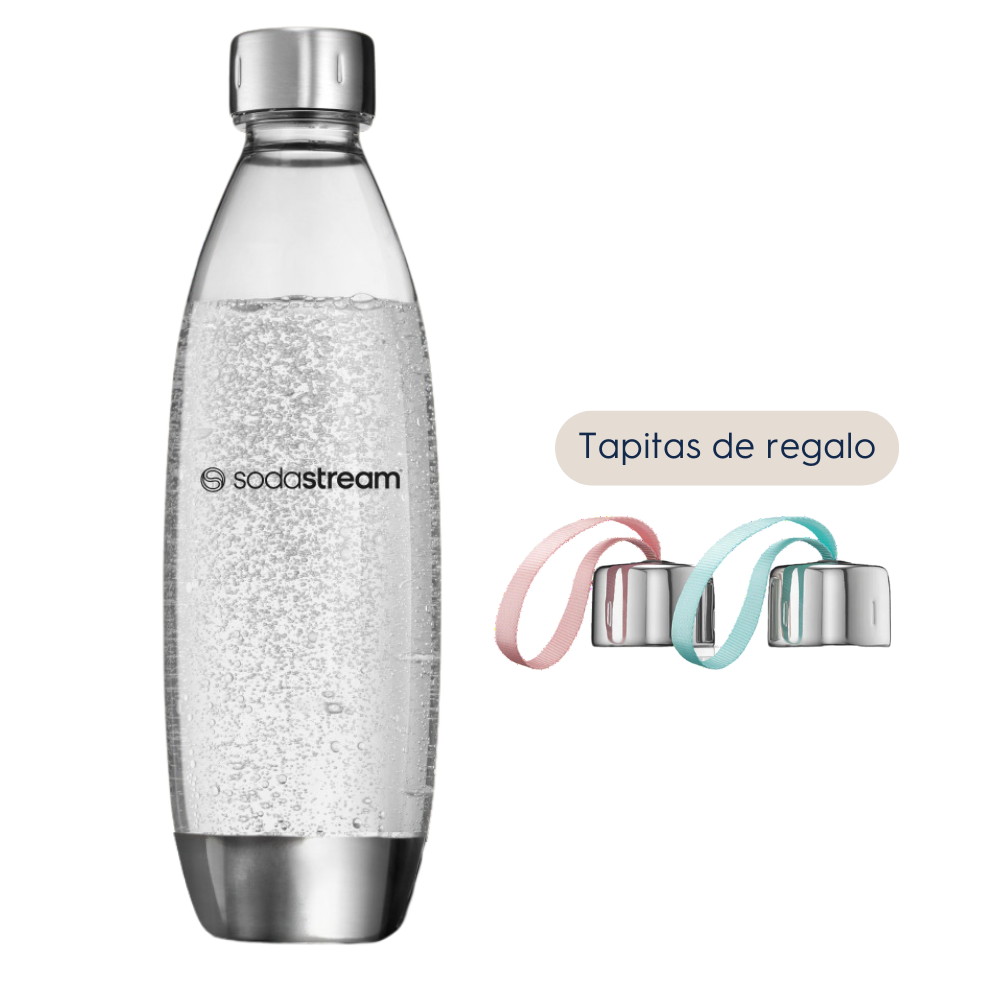 Botella de Soda Metal 1Lt | Sodastream Argentina
